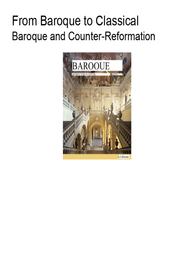 From Baroque To Classicism | PDF | Baroque | Classicism