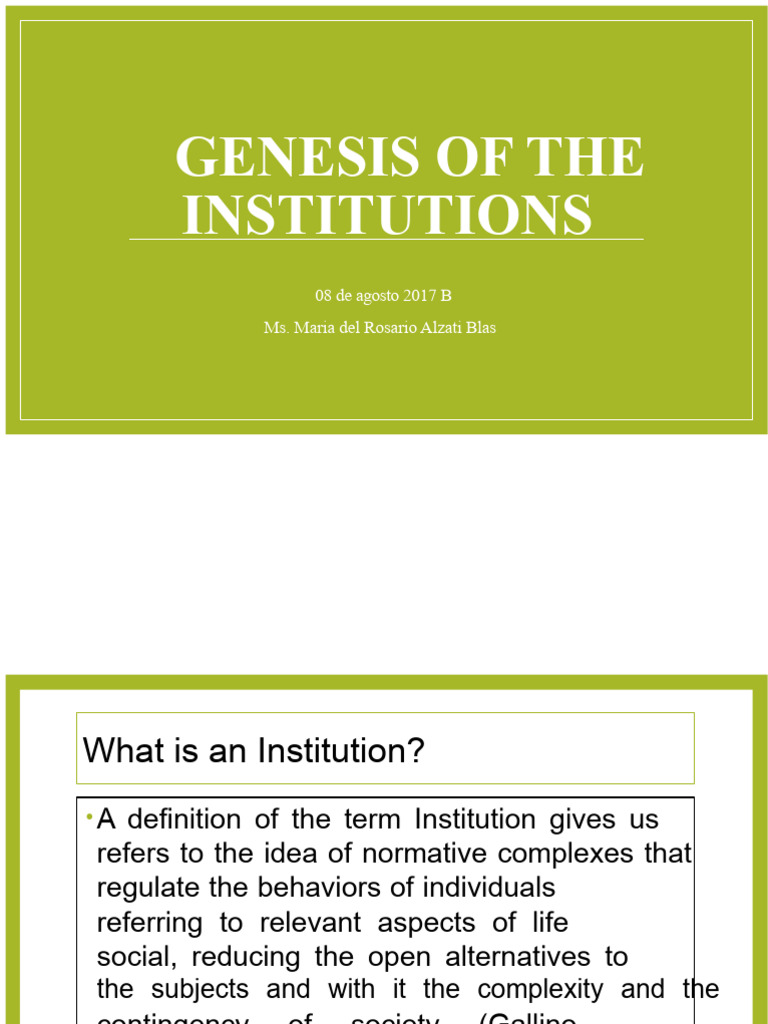 Understanding Social Institutions | PDF | Liberal Arts Education ...