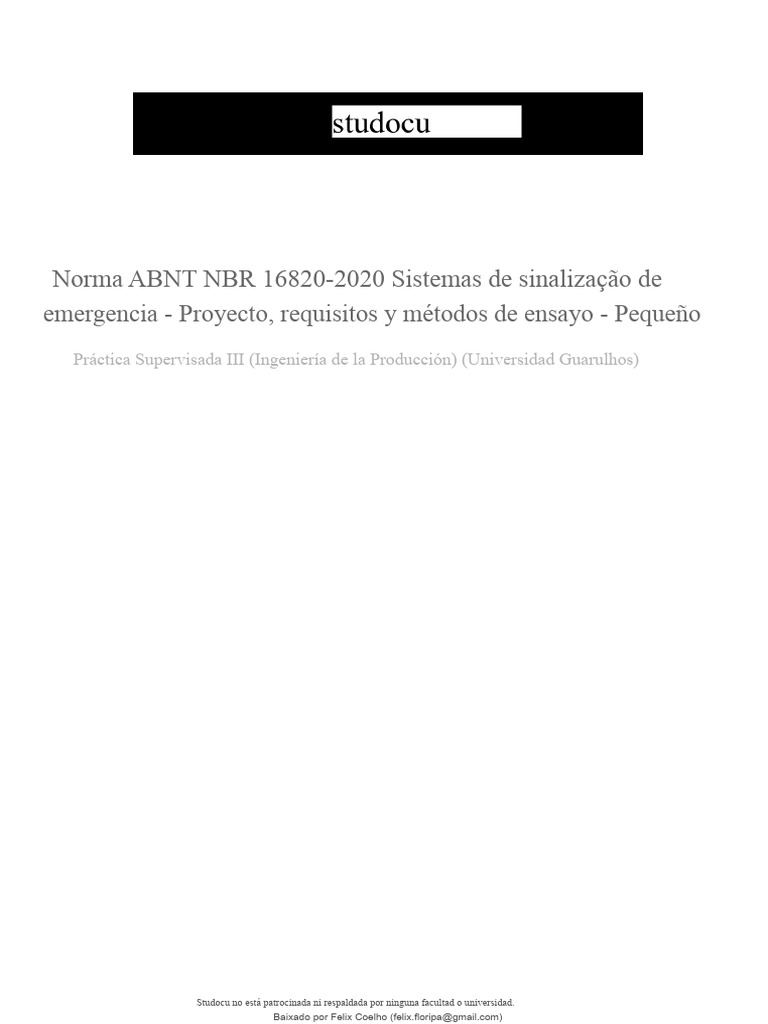 Norma ABNT NBR 16820: Señalización de Emergencia | PDF | Color | Pigmento