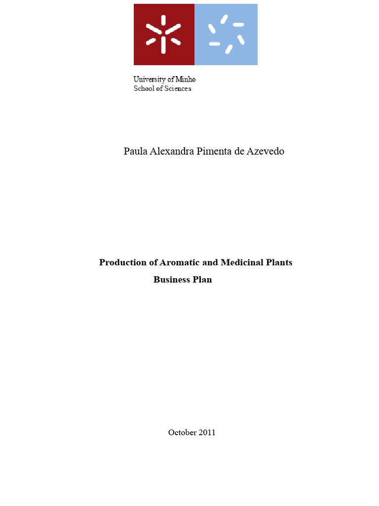 Business Plan For Aromatic and Medicinal Plants | PDF | Agriculture | Soil