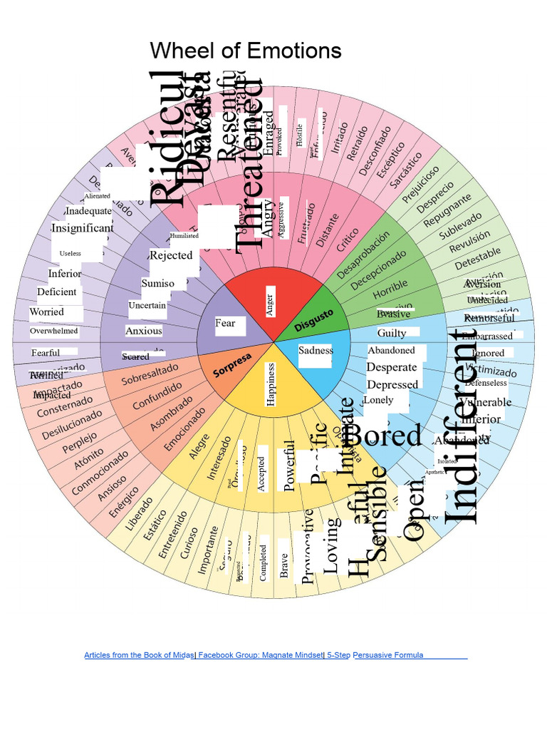 Understanding the Wheel of Emotions | PDF