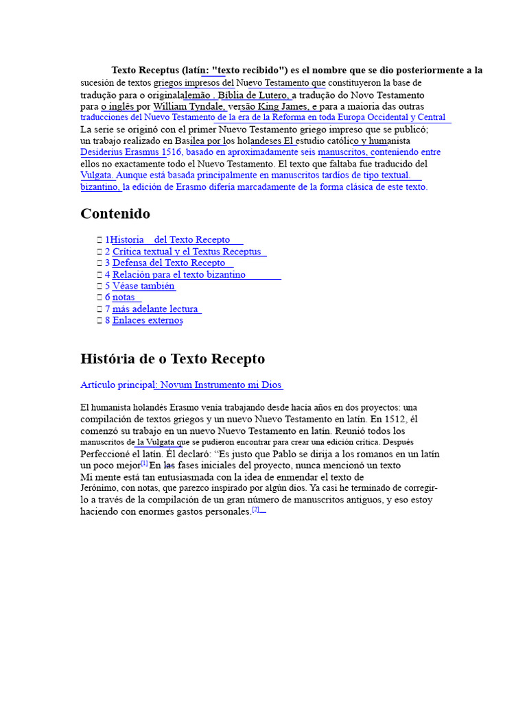 4.1.1. Textus Receptus | PDF | Biblia | Biblia cristiana
