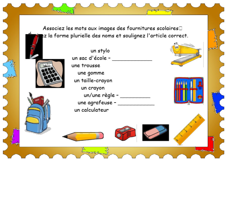Forme Plurielle. Objets de Classe | PDF