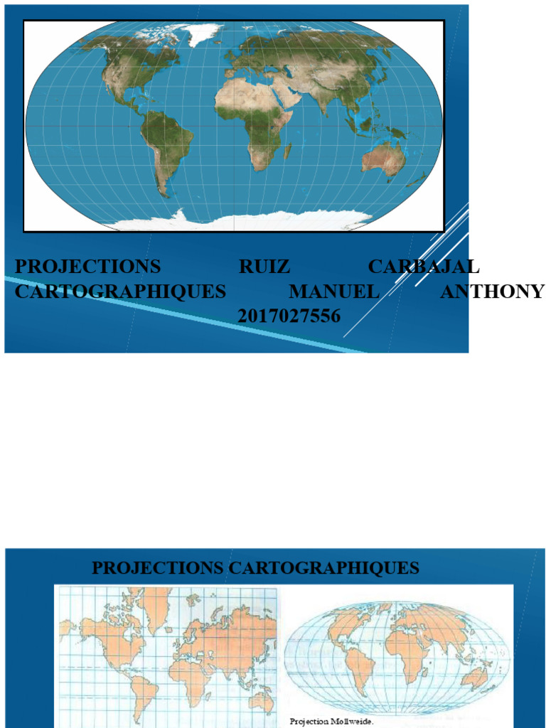 Types de Projections Cartographiques | PDF | Technologie géographique ...