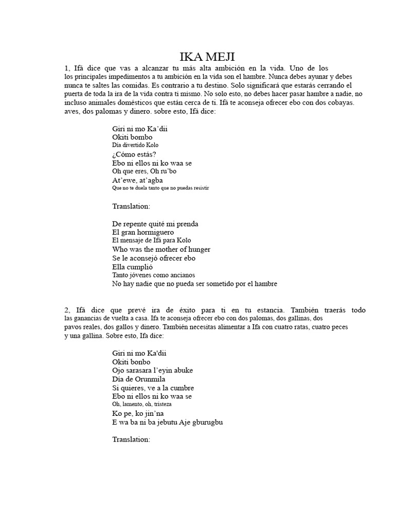 Ika Odi | PDF