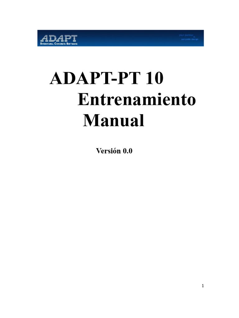 213936803-Adapt-PT-Manual de Entrenamiento PDF | PDF | Viga (Estructura ...