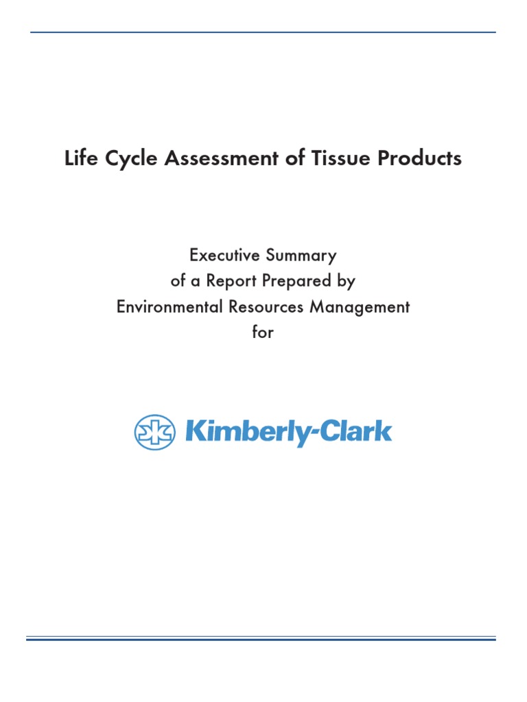 LifeCycleAssessment KIMBERLY CLARK | PDF | Life Cycle Assessment ...