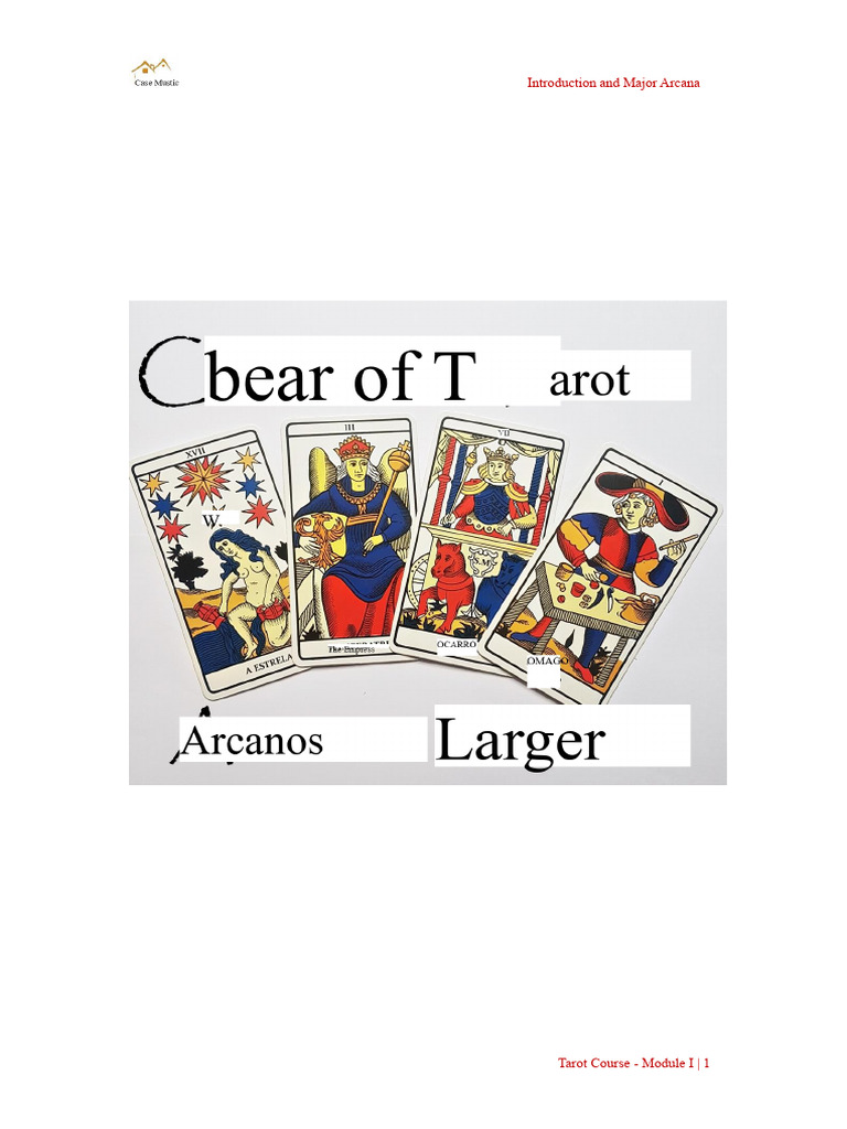 Tarot - Major Arcana (Module I) | PDF | Major Arcana | Tarot