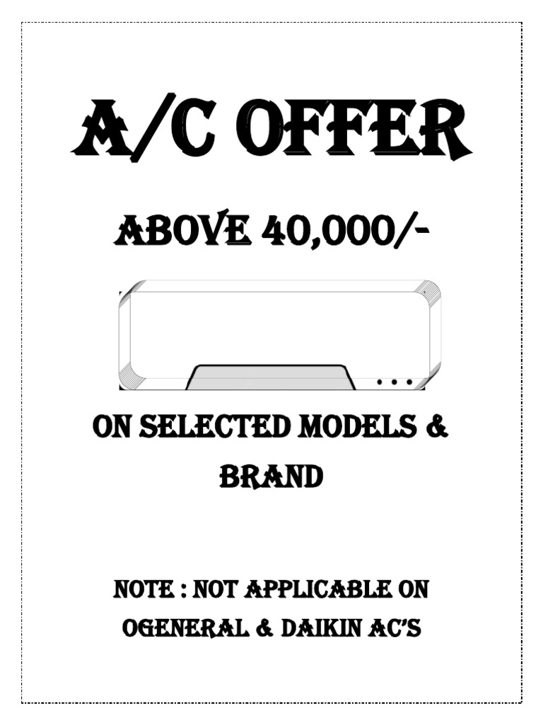 AC OFFER | PDF