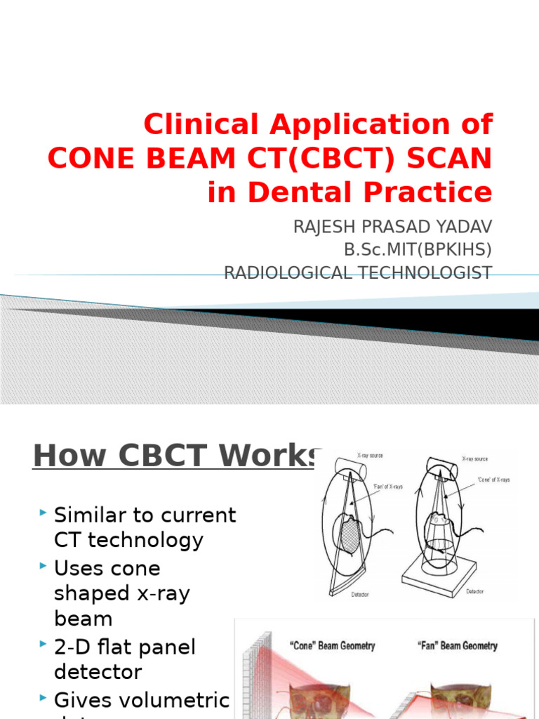 Clinical Uses of Cone Beam CT in Dentistry | PDF | Ct Scan | Imaging