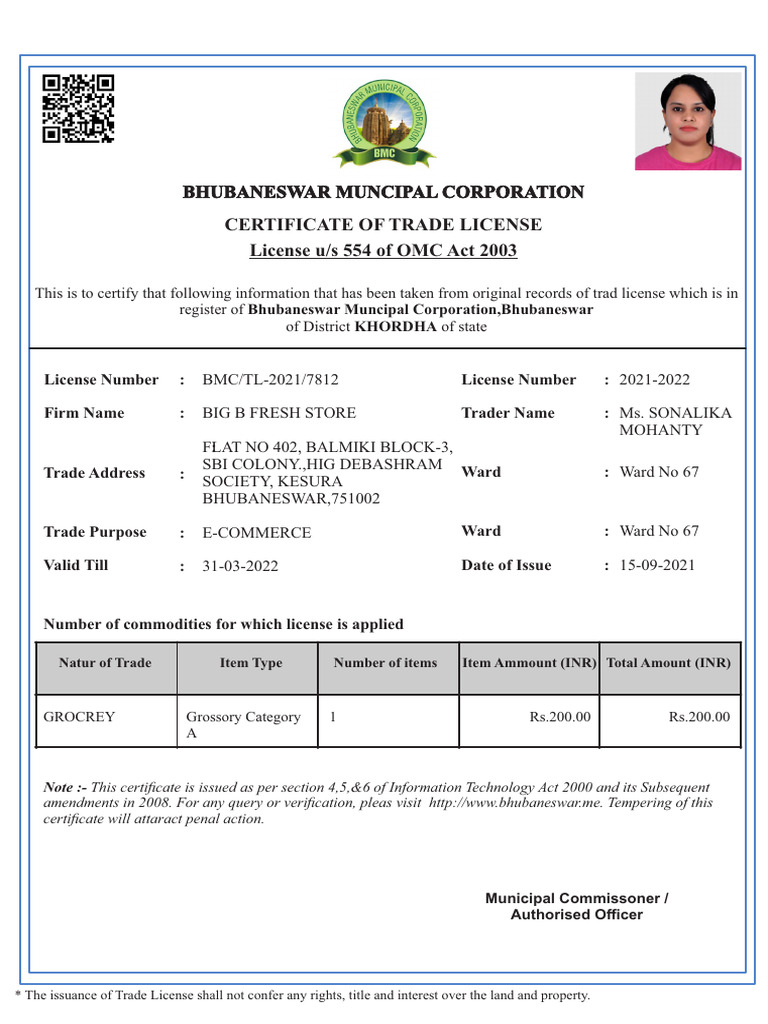 Trade License | PDF