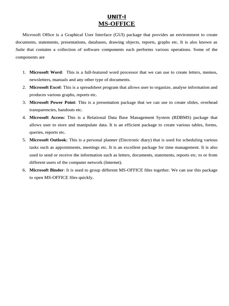 Ms Office | PDF | Microsoft Word | Window (Computing)