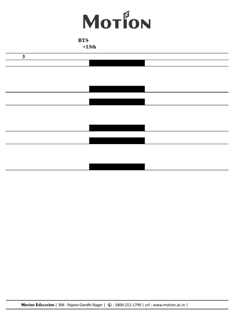 Part Test–2 [Main Pattern] AnswerKey | PDF