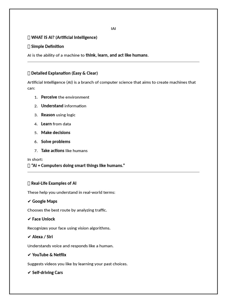 Iai | PDF | Artificial Intelligence | Intelligence (AI) & Semantics