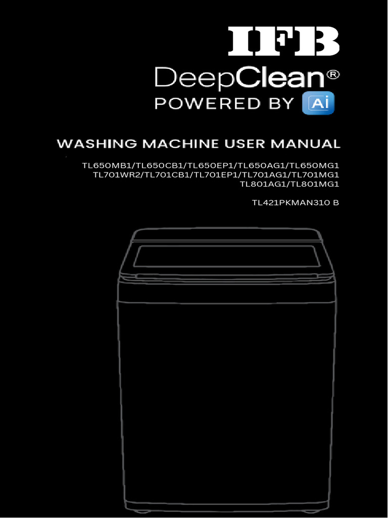 Washing Machine Manual | PDF