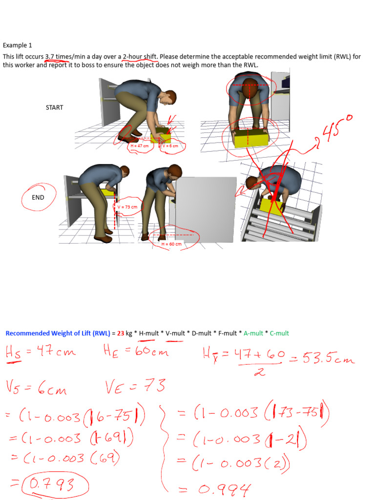 2023 NIOSH Examples Answers | PDF