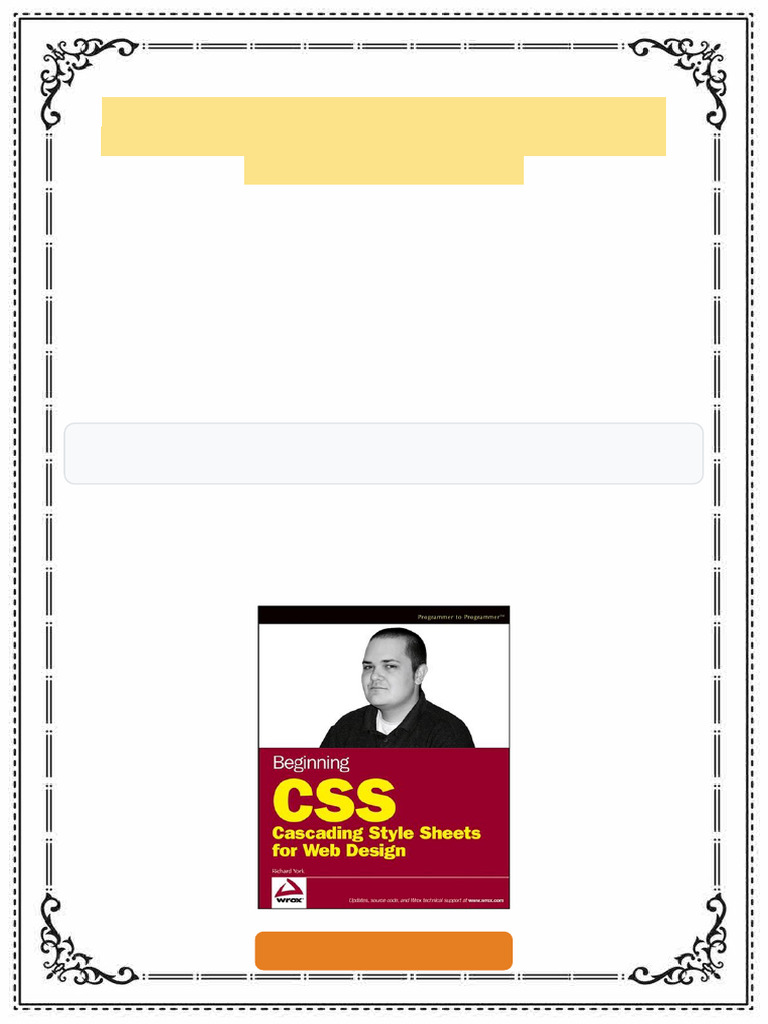 Beginning CSS Cascading Style Sheets for Web Design 1st Edition Richard ...