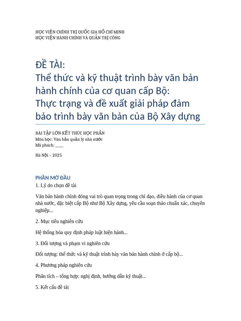 De Tai Bai Tap Lon VBHC | PDF