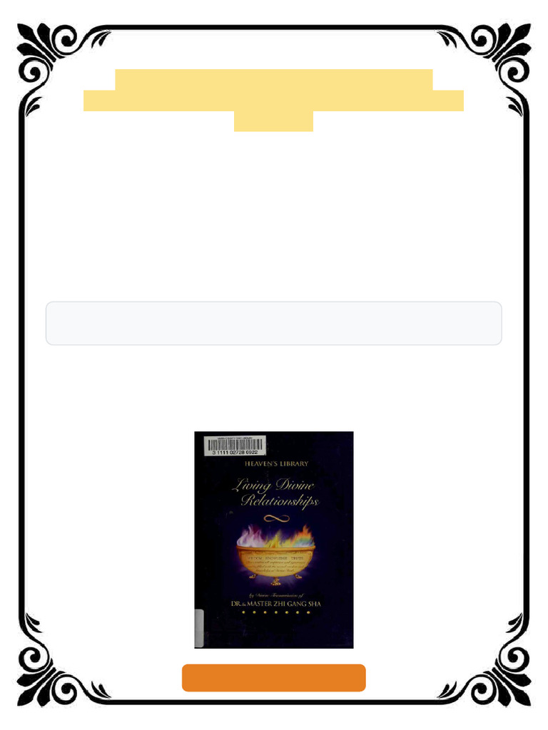 Living Divine Relationships Zhi Gang Sha Ebook Annotated Edition | PDF ...