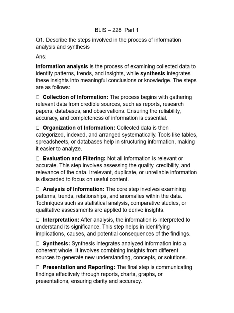 BLIS – 228 Part 1 | PDF | Web 2.0 | Information