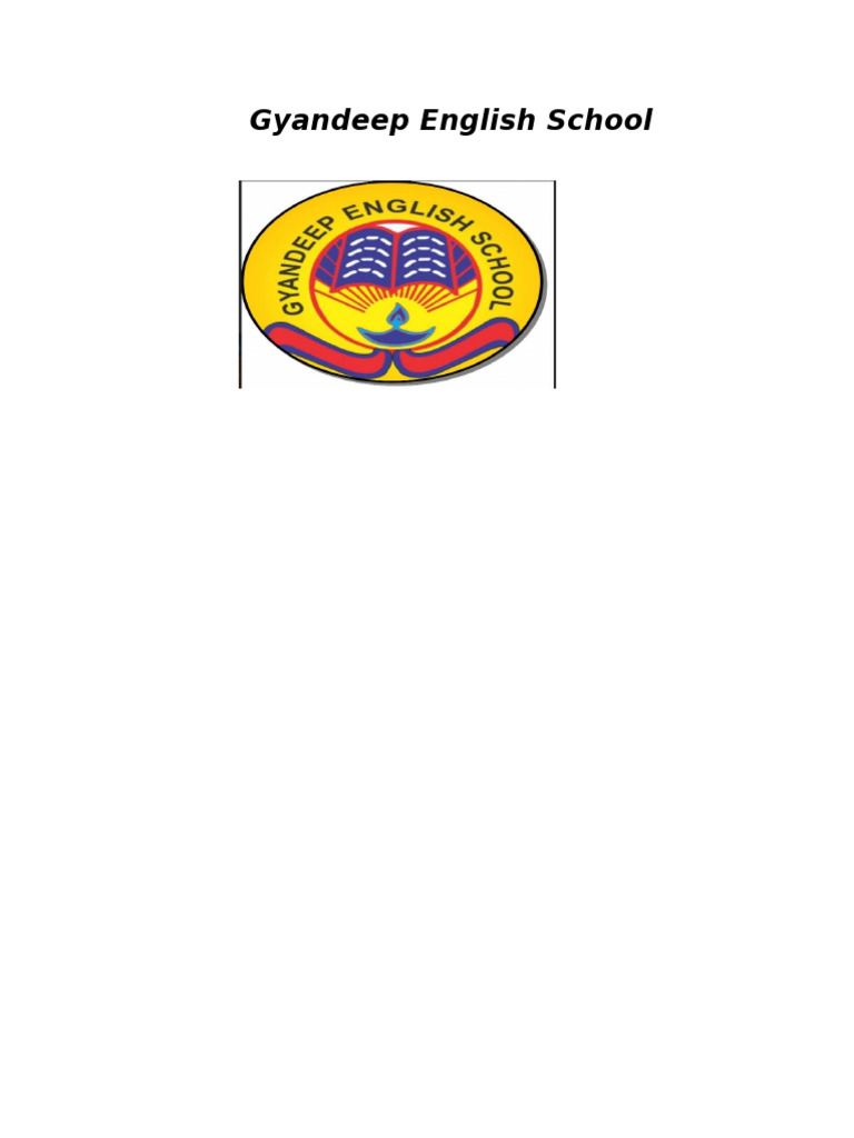 Gyandeep English School | PDF