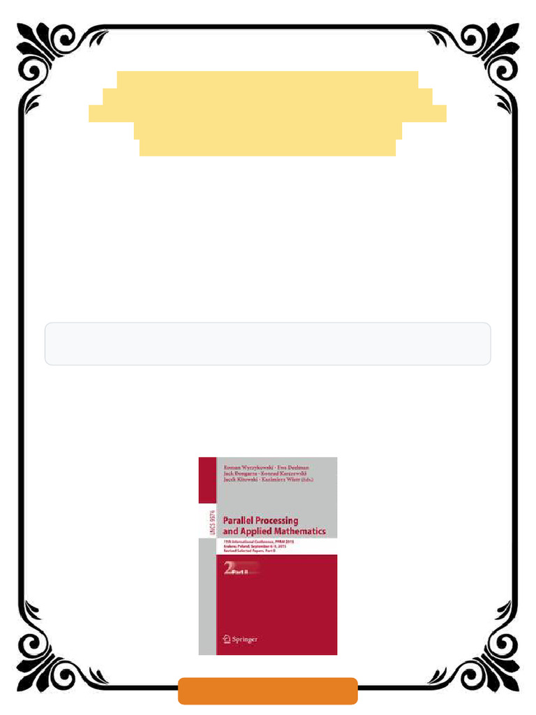 Parallel Processing and Applied Mathematics 11th International ...