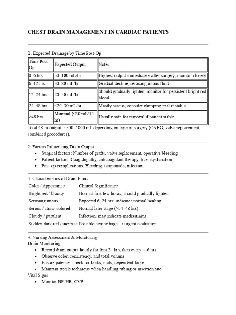 CHEST DRAIN MANAGEMENT IN CARDIAC PATIENTS_c86ba27f-5435-4230-ac33 ...
