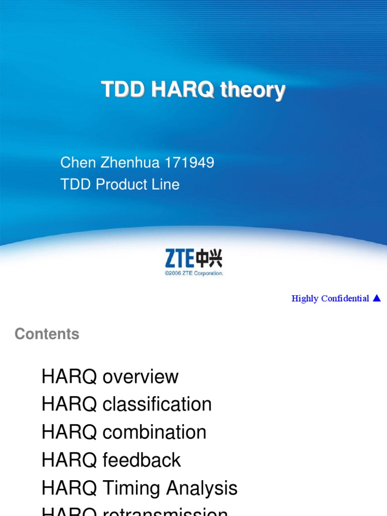 TDD Harq | PDF | Forward Error Correction | Telecommunications Engineering