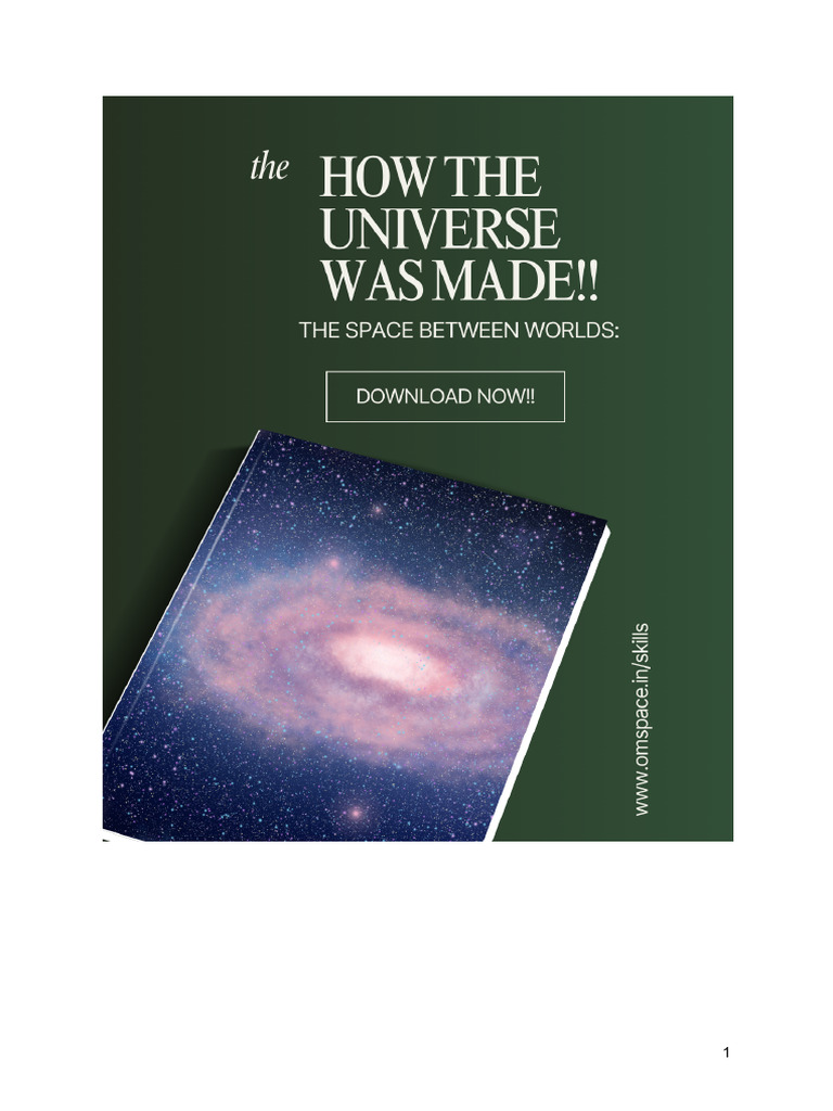 The Space Between Worlds - How The Universe Was Made | PDF | Stars ...