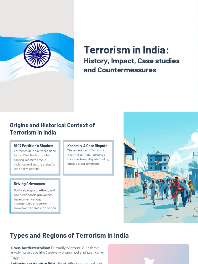 Terrorism in India: History and Impact | PDF | National Security | Violence