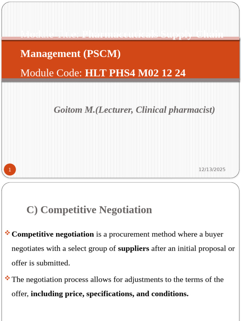 Procurement Part Two....2018 | PDF | Specification (Technical Standard ...
