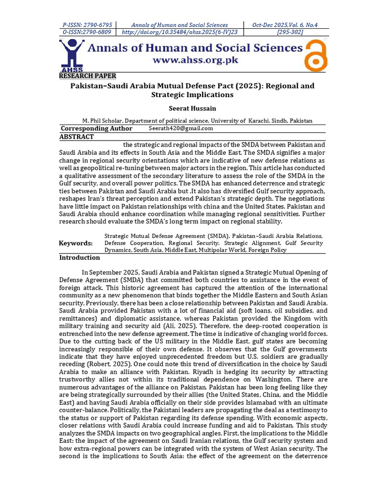 23.+Pakistan–Saudi+Arabia+Mutual+Defense+Pact+(2025)+Regional+and ...