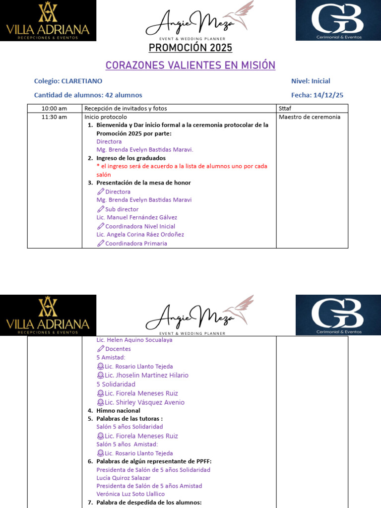 final Programa Claretiano inicial- 14 Dic 2025 (4) | PDF