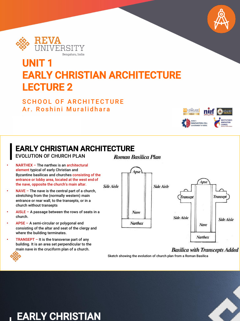 HOA II - Unit 1 - Early Christian Architecture - Lecture 2 | PDF ...