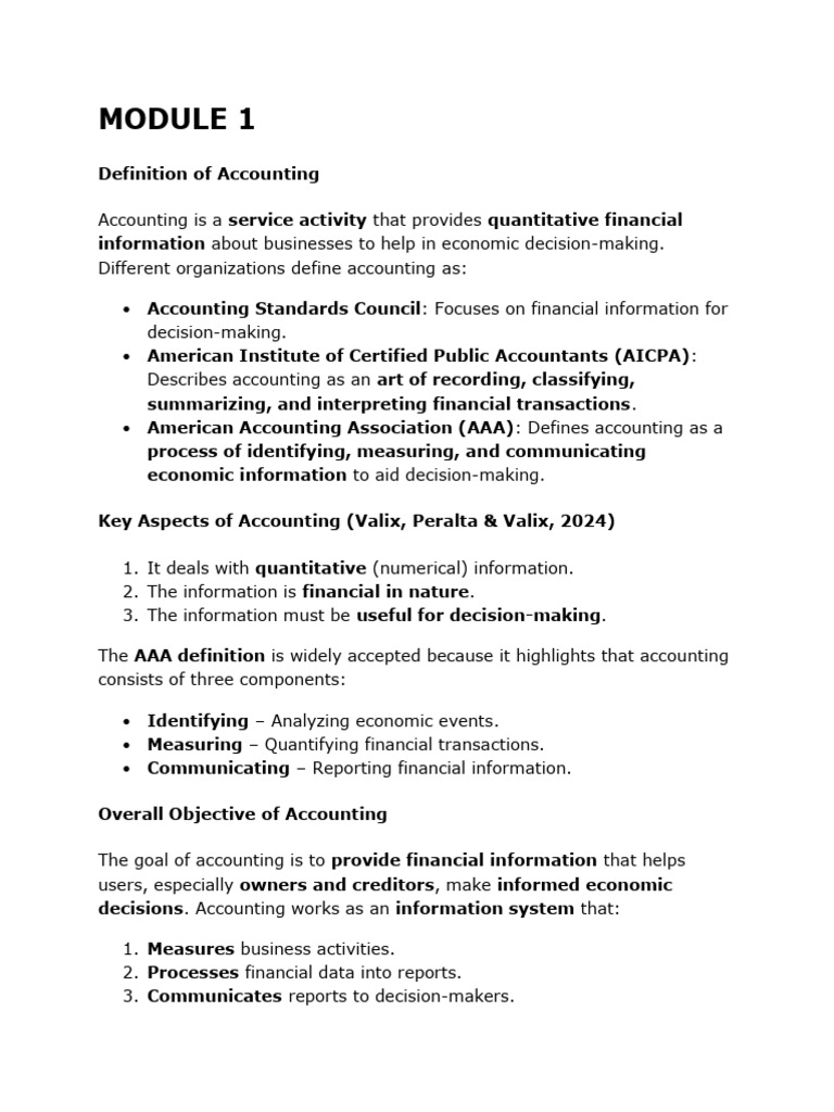 CFAS Reviewer module 1 & 2 | PDF | Historical Cost | Expense