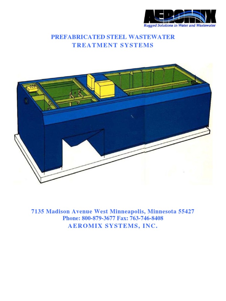 AEROMIX Packagedplantbrochure | PDF | Sewage Treatment | Industries