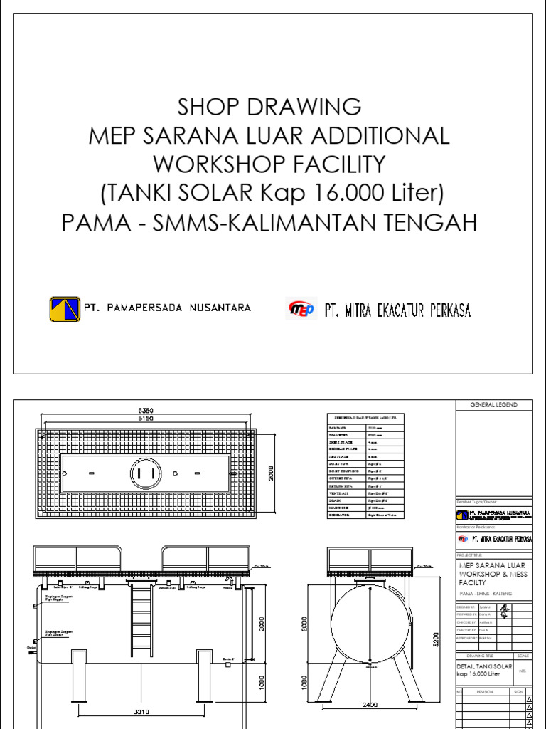 Sd-Detail Tanki Solar Kap 16.000 Liter | PDF