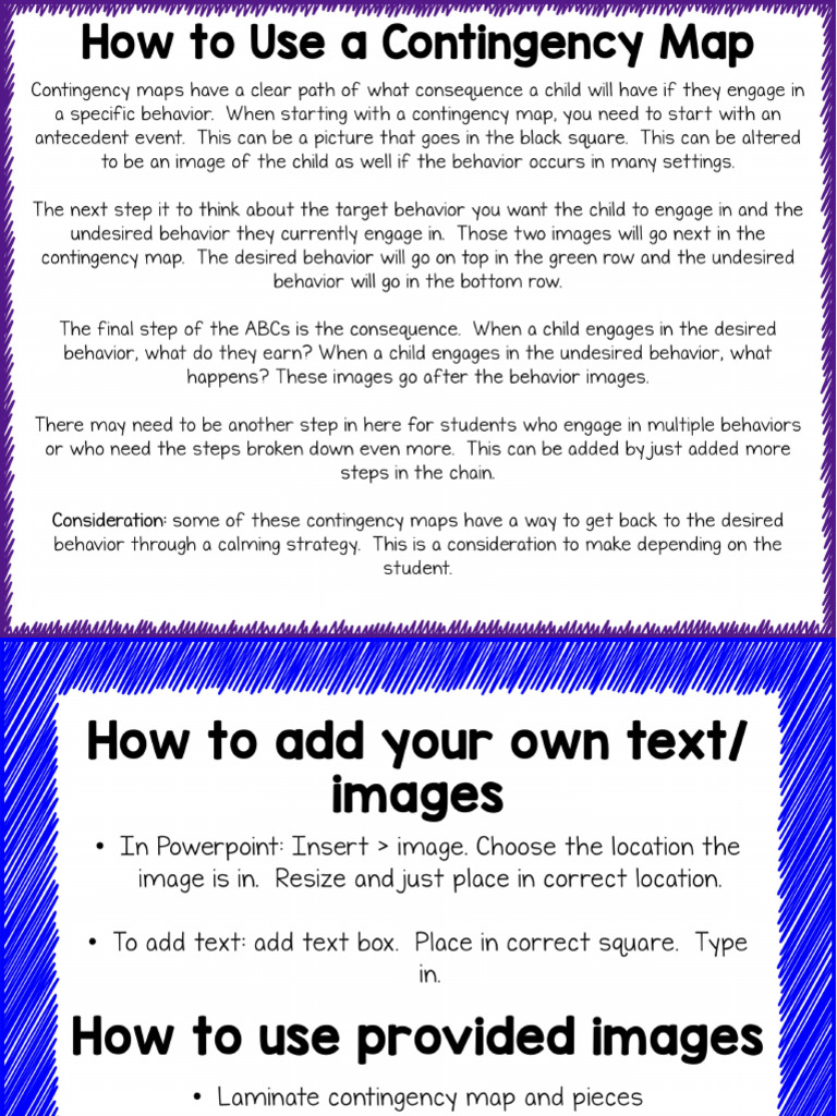 Contingency Map Freebie | PDF