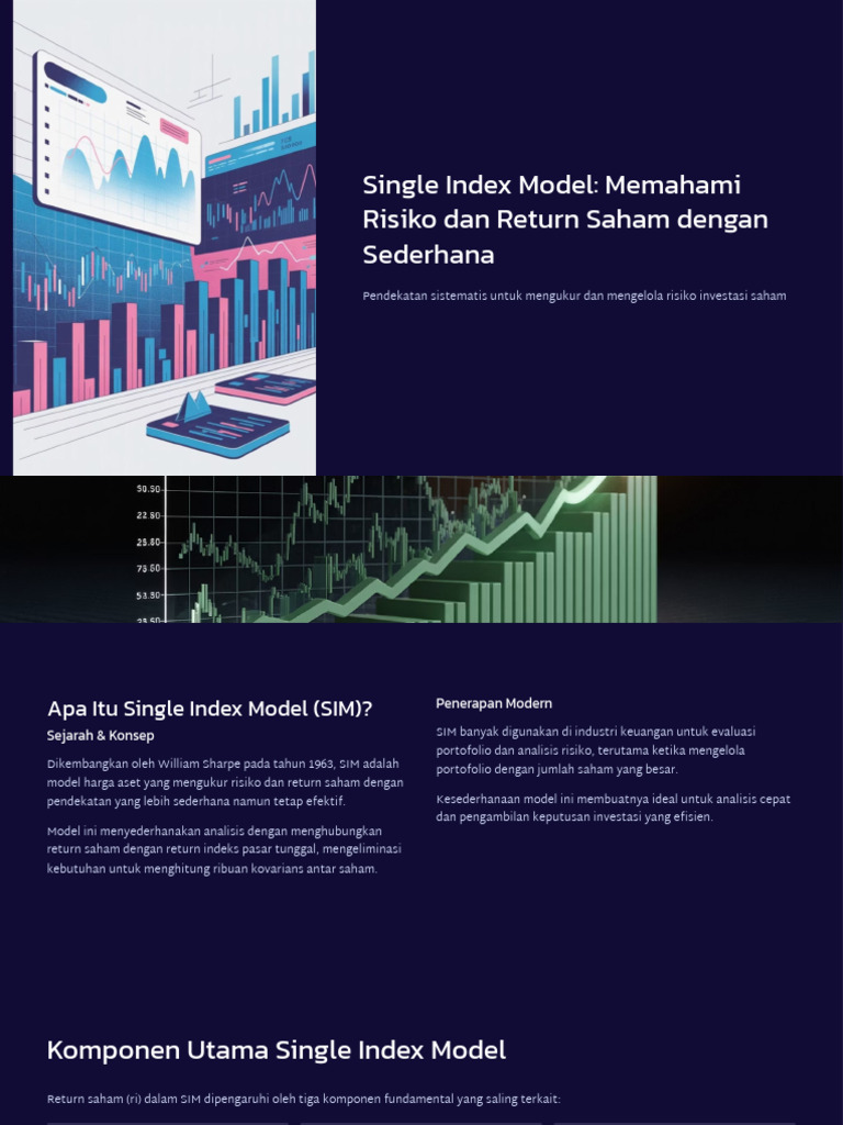 Memahami Single Index Model untuk Saham | PDF