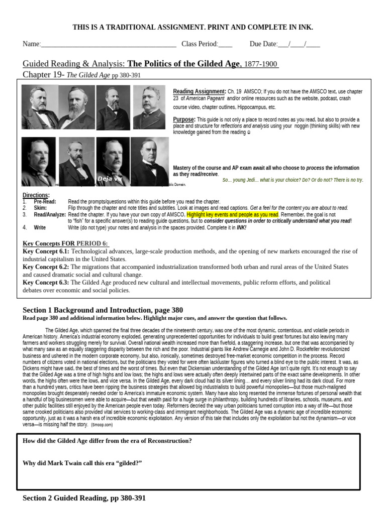 Chapter 19 | PDF | People's Party (United States) | Tariff