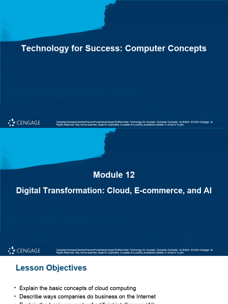 Digital Transformation Cloud, E-Commerce, and AI | PDF | Internet Of ...