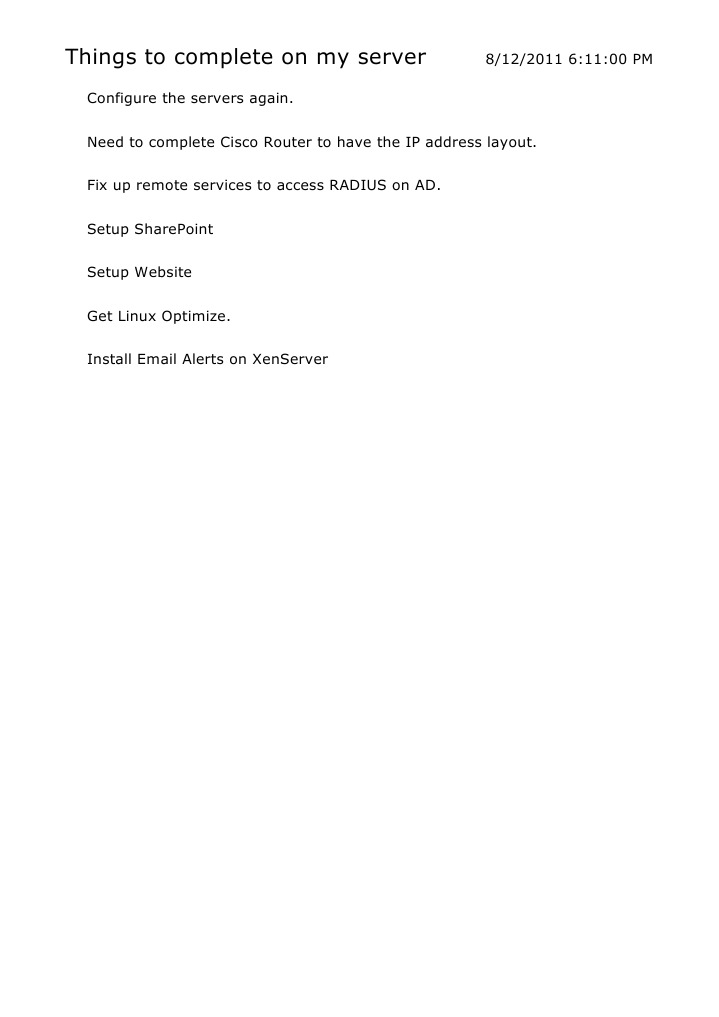 XenServer List | PDF