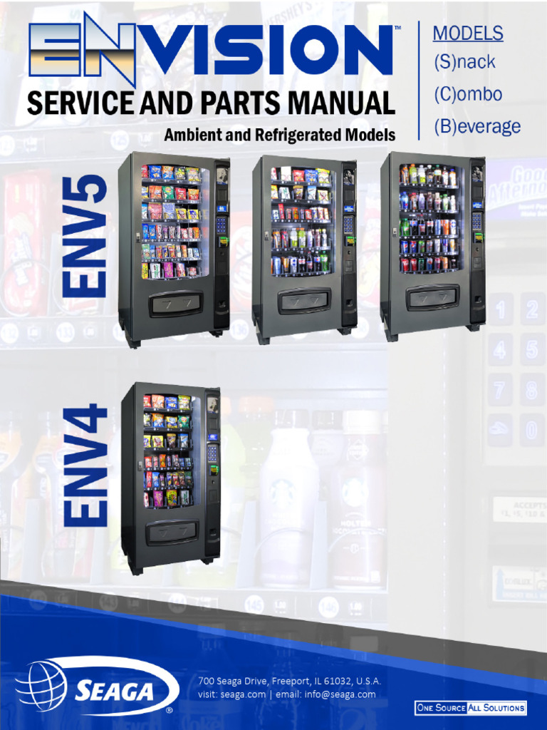 EnVision Vending Machine Owner's Manual | PDF | Menu (Computing ...