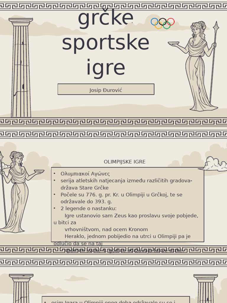 Grcke Sportske Igre. | PDF