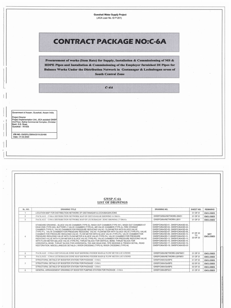 6a Part-2 Tender Drawings | PDF