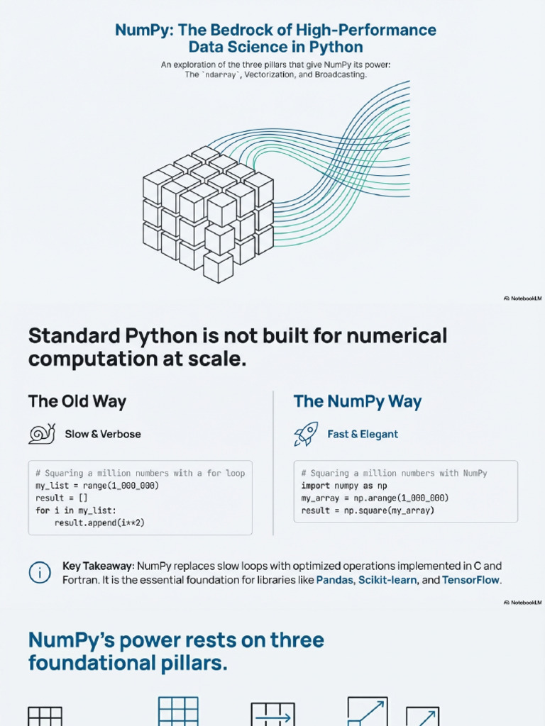 NumPy the Three Pillars | PDF
