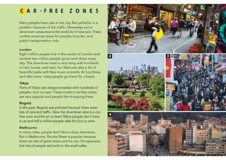 Car Free Zones | PDF
