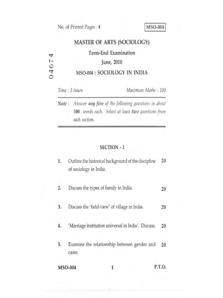 mso4 | PDF | Sociology | Society