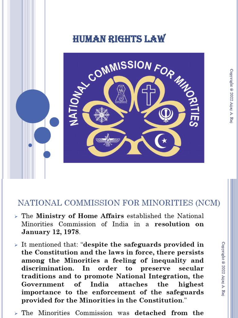 Overview of India's National Minorities Commission | PDF | Minority ...
