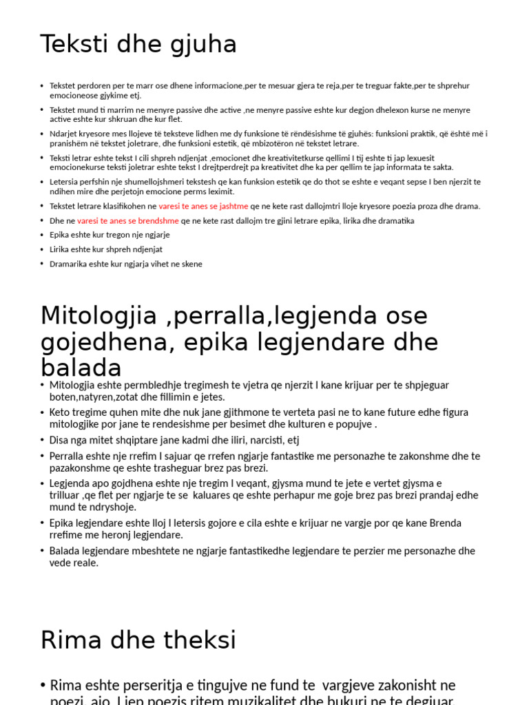 Gjuha Shqipe | PDF